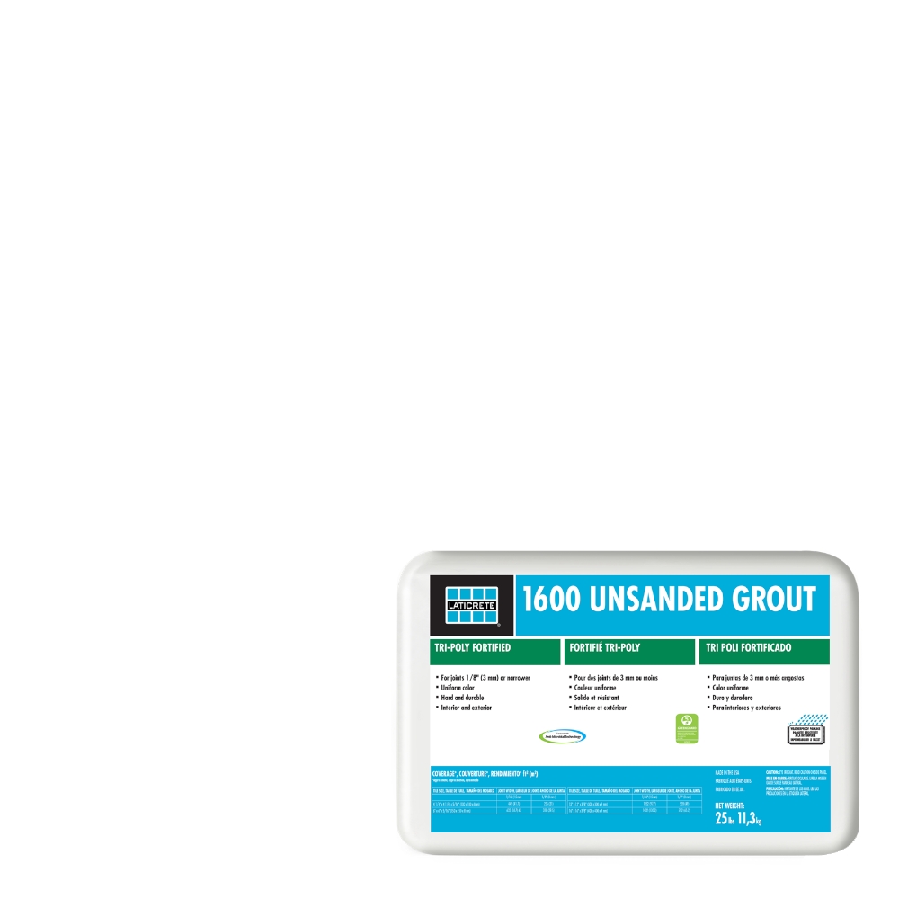 Laticrete - 1600 Unsanded Grout #44 Bright White 25 lb | FloorBox
