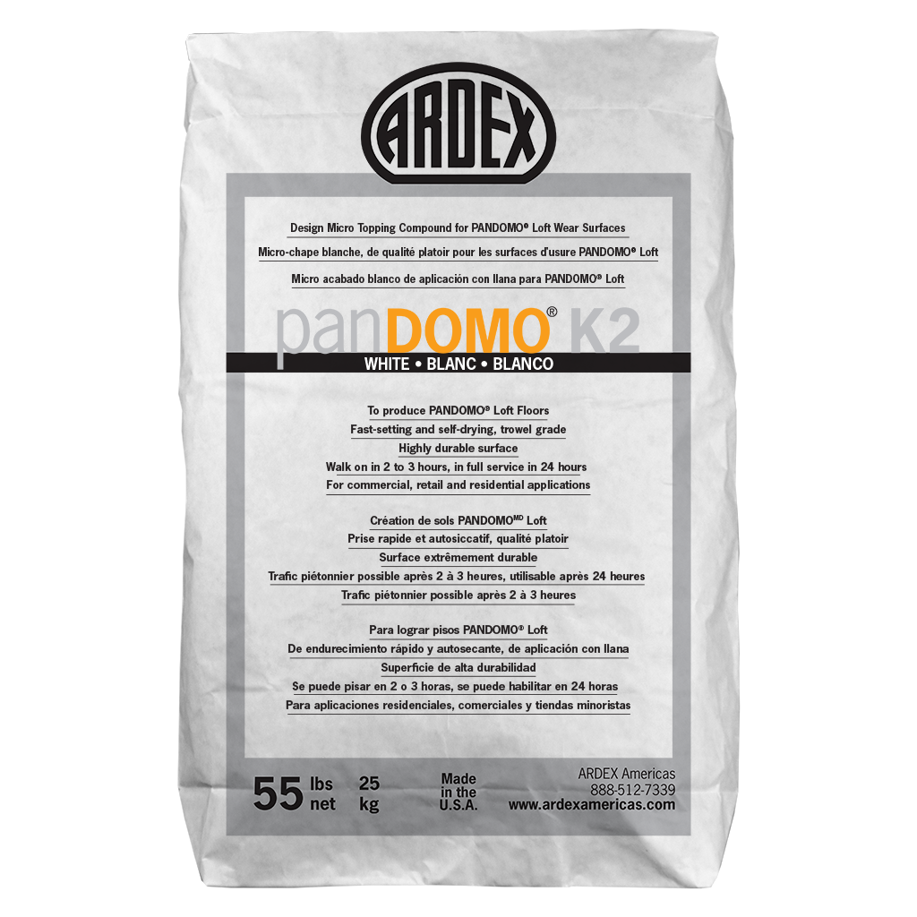 Ardex - Pandomo K2 Micro-Topping Compound for Loft Wear Surfaces, White ...