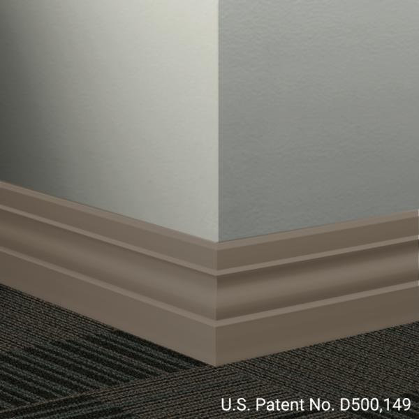 Johnsonite - Millwork Contoured Wall Base #264 Grounded Ambassador 4" x ...