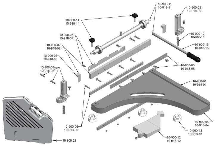 Roberts - Lower Fixed Blades With Bolts for 10-918 - 10-918-06 | FloorBox
