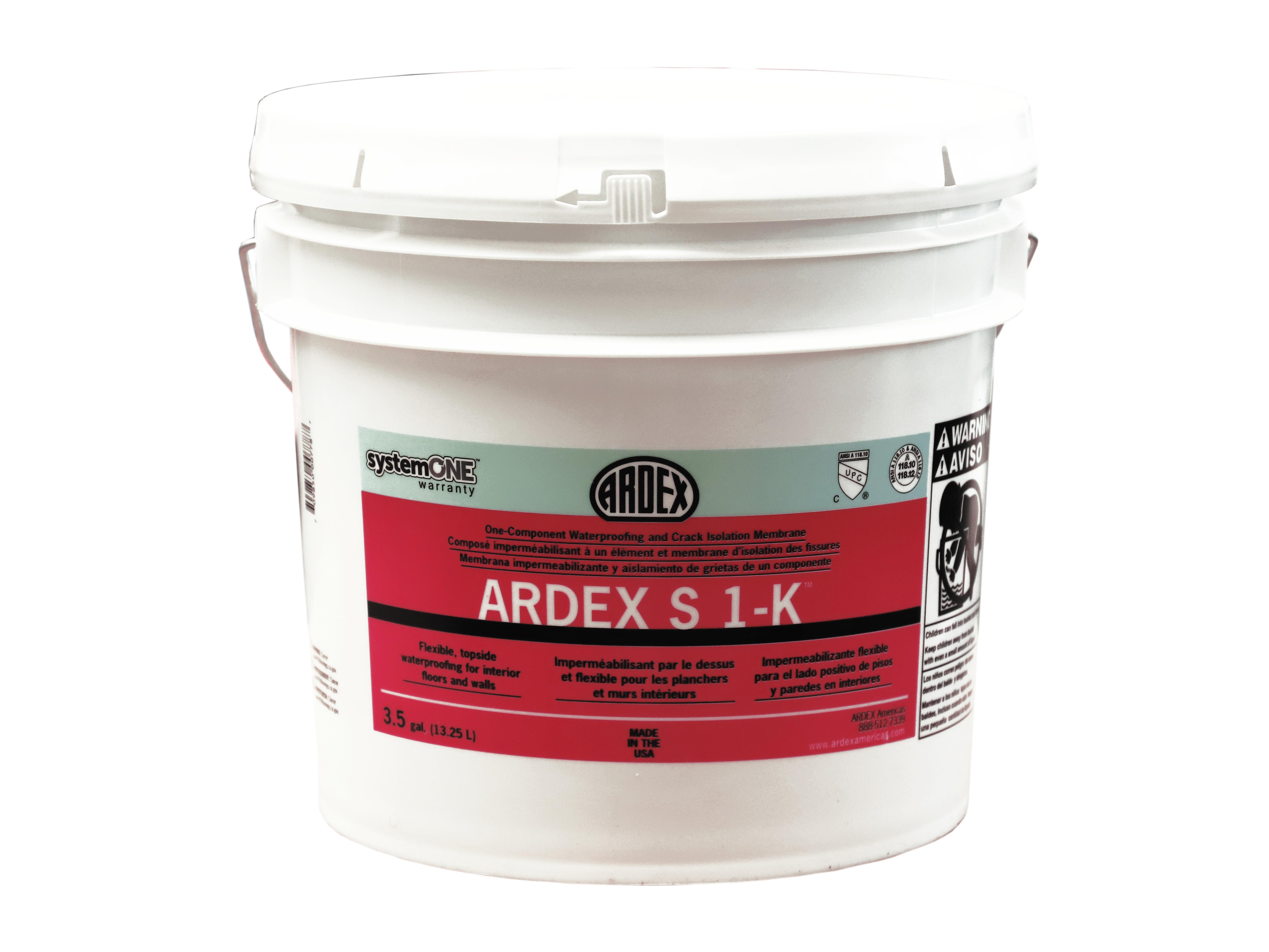Ardex - S 1-K Waterproofing & Crack Isolation Membrane, Light Green - 3 ...