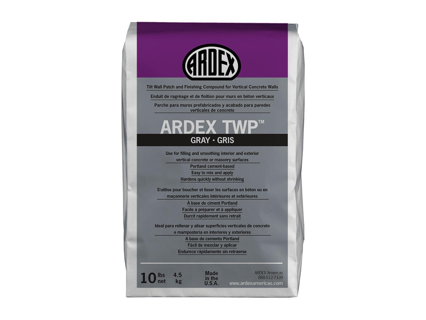 Ardex - TWP Tilt Wall Patch & Finishing Compound, Gray - 10 lb - 12508 ...