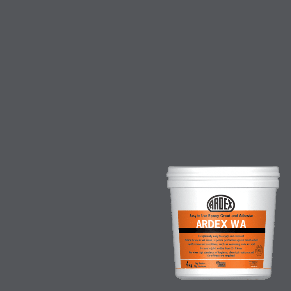 Ardex - WA High Performance 100%-Solids Epoxy Grout - Gunmetal #45 - 4 ...