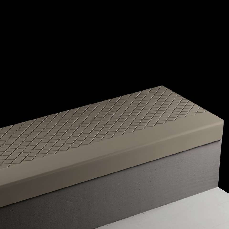 Johnsonite - Angle Fit Rubber Stair Treads - CNN 47 SQ Diamond #47 ...