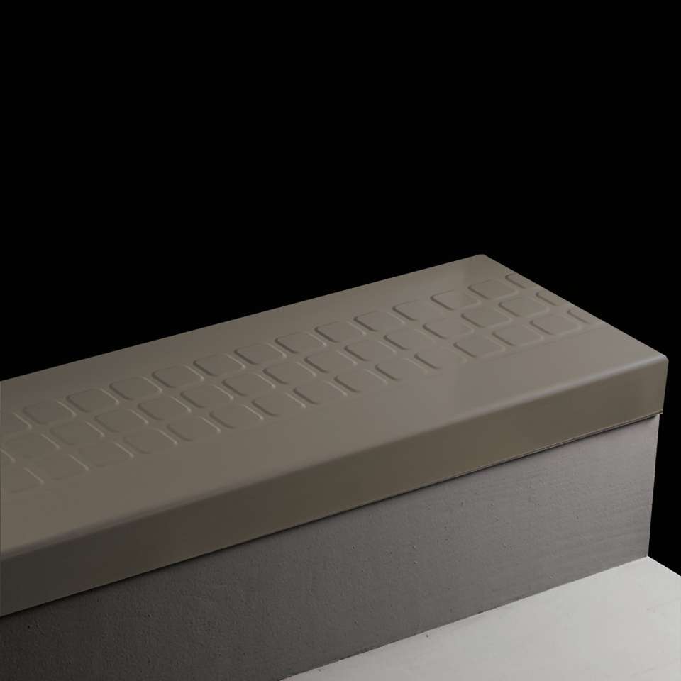 Johnsonite - Angle Fit Rubber Stair Treads - RNSQ 40 SQ Raised Square ...