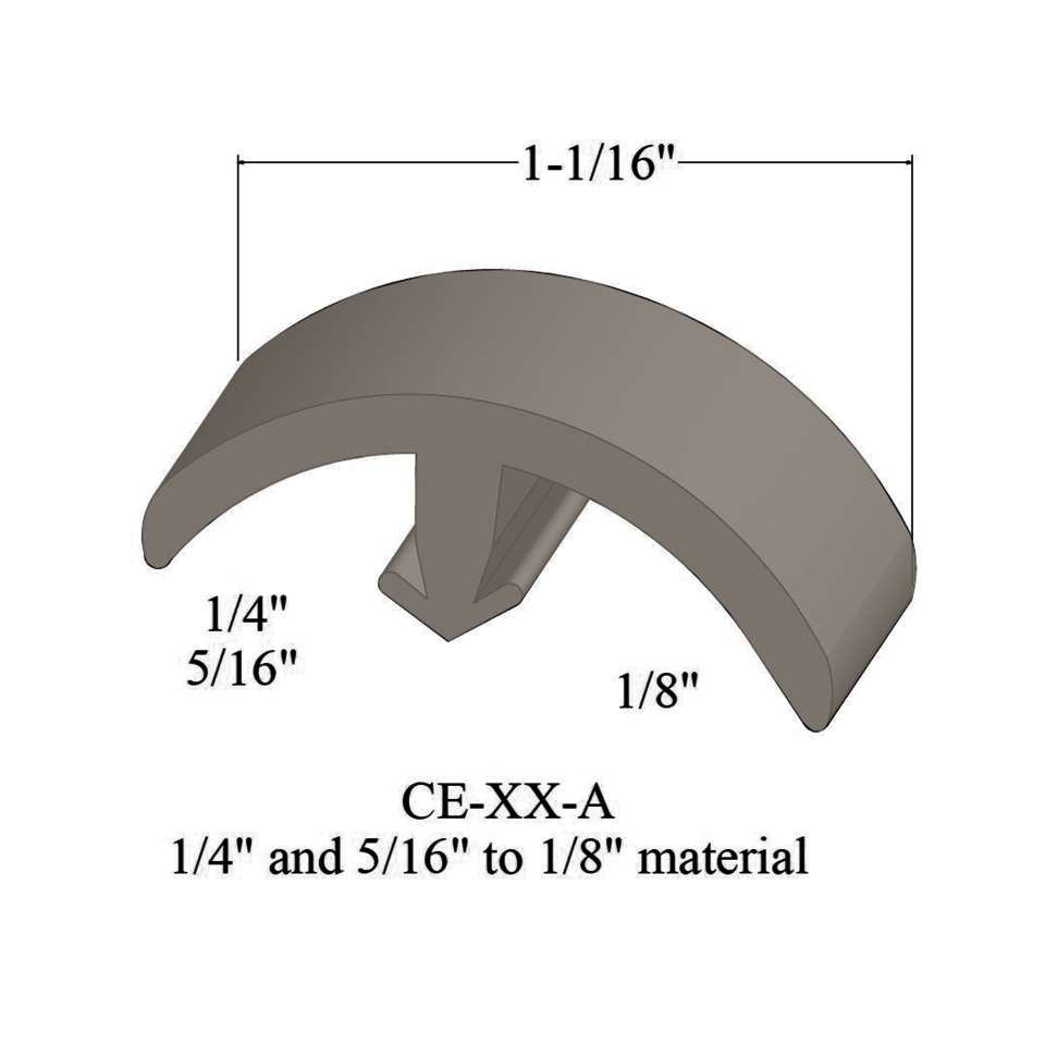 Johnsonite - Moulures en T - CE 31 A 1/4" and 5/16" to 1/8" material ...