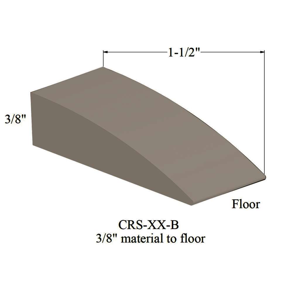 Johnsonite - Reducers - CRS 80 B 3/8" material to floor #80 Fawn 12 ...