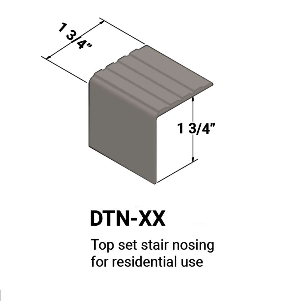 Johnsonite - Stair Nosings - Top set for residential use #32 Pebble 12 ...