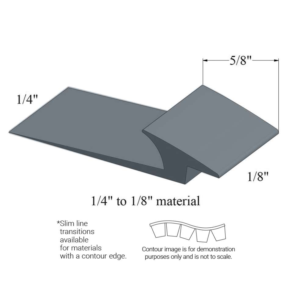 Johnsonite - Slim Line Transitions - SLTC 18 A 1/4 to 1/8" material ...