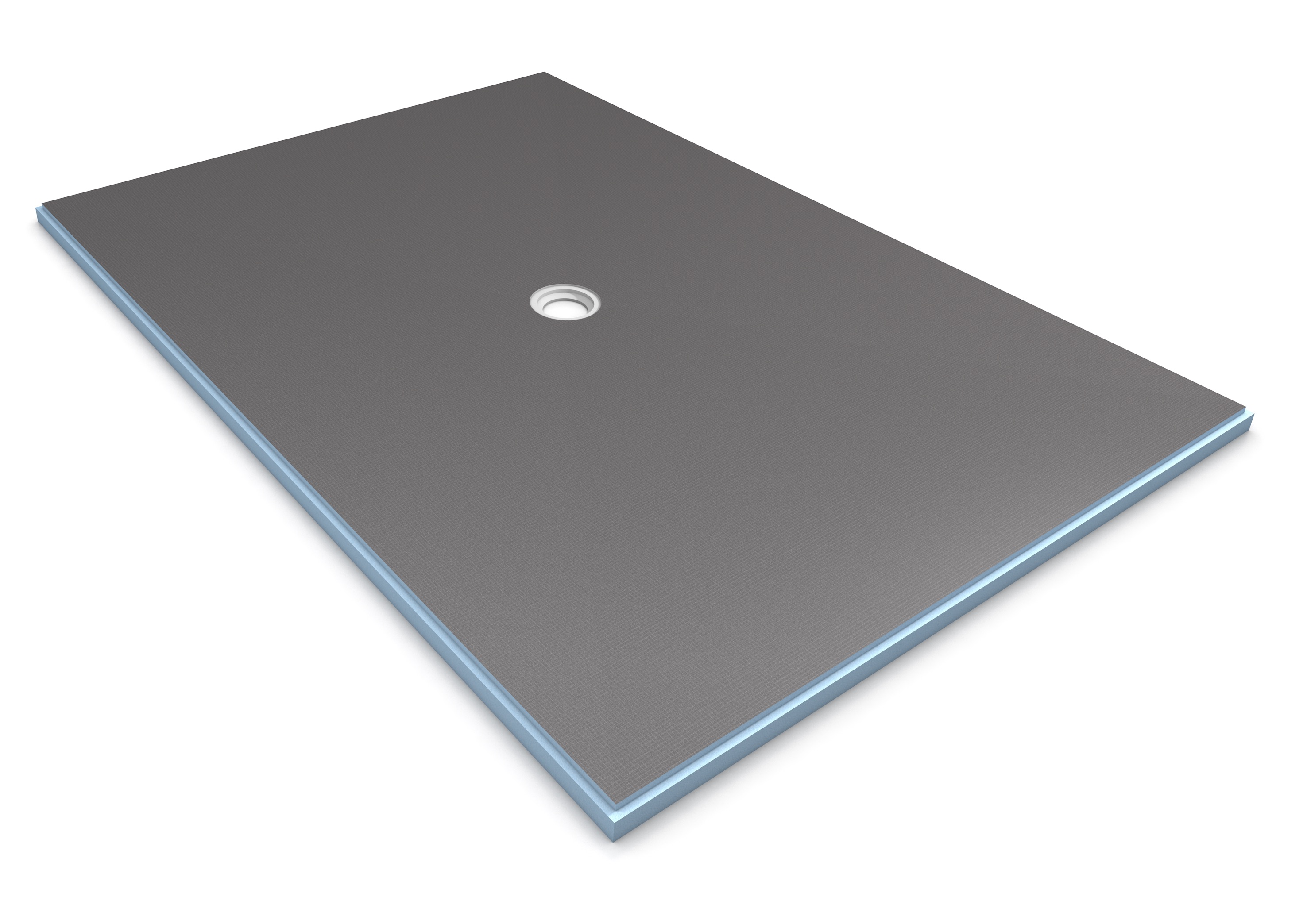 Wedi - Fundo Primo Shower Base with Center Drain Assembly - 60" x 84 ...