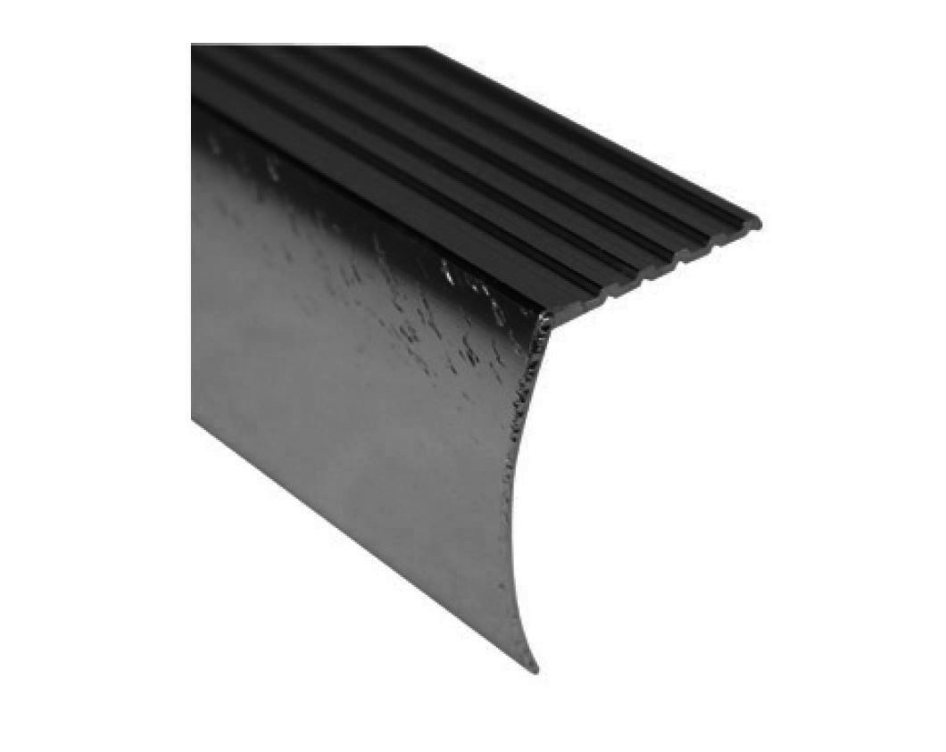 M-D PRO - Aluminum Drop Stair Nosing, Hammered Black - 1 5/8" x 12 ...