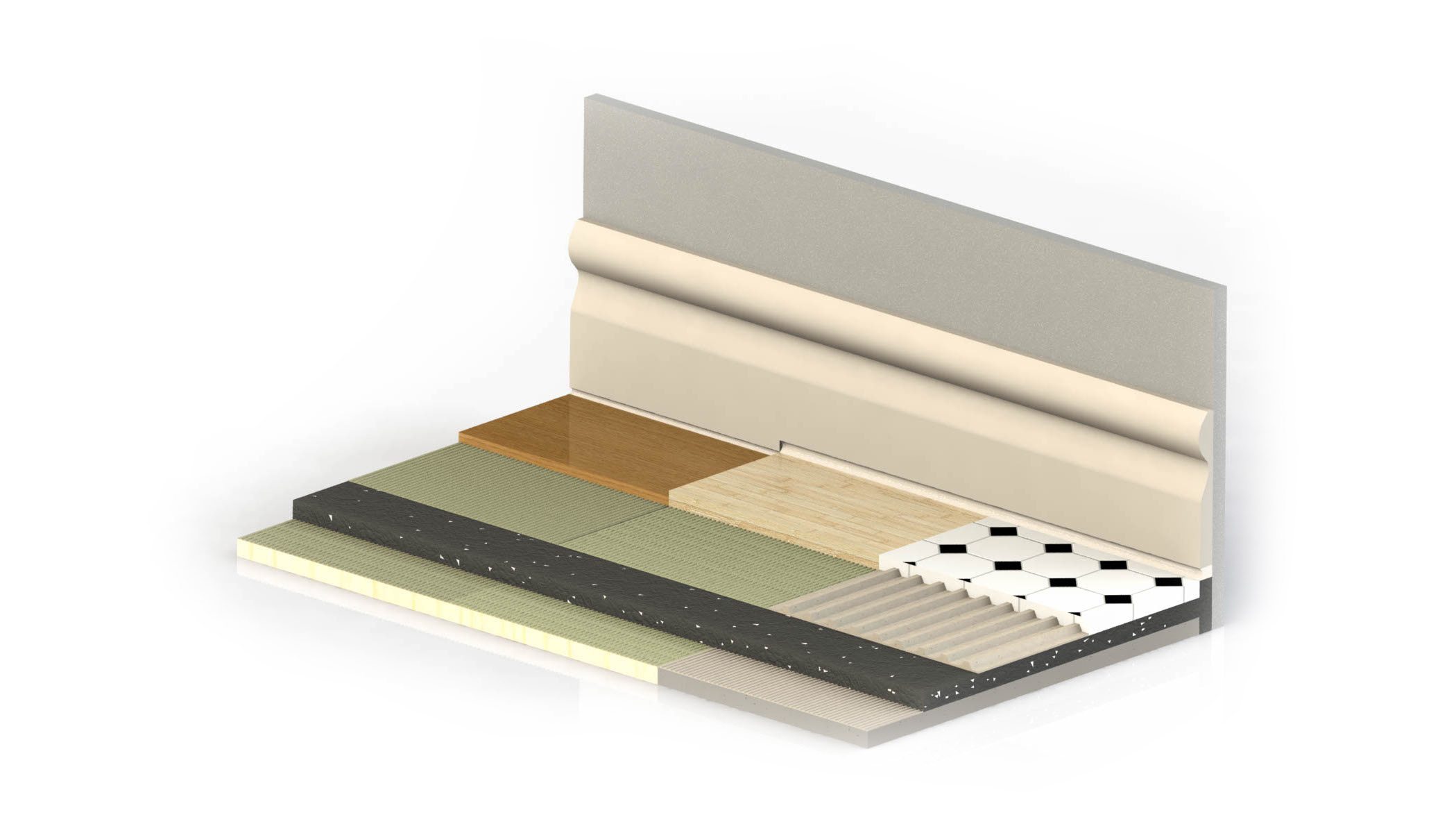 Pliteq - Sous-couche acoustique GenieMat RST 4' x 15' - 10 mm (60 pi² ...