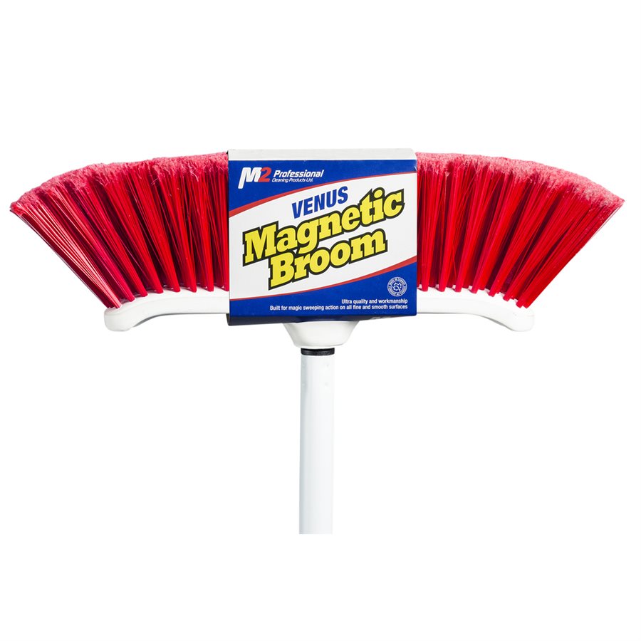 Magnetic broom store