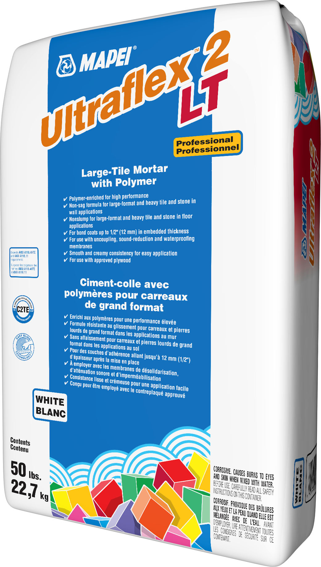 Mapei - Ultraflex 2 LT Ciment-colle avec polymères pour carreaux de ...