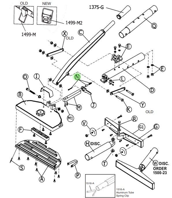 Crain - Brake Lever Spring with Screw for Nos. 499-500 New Version ...