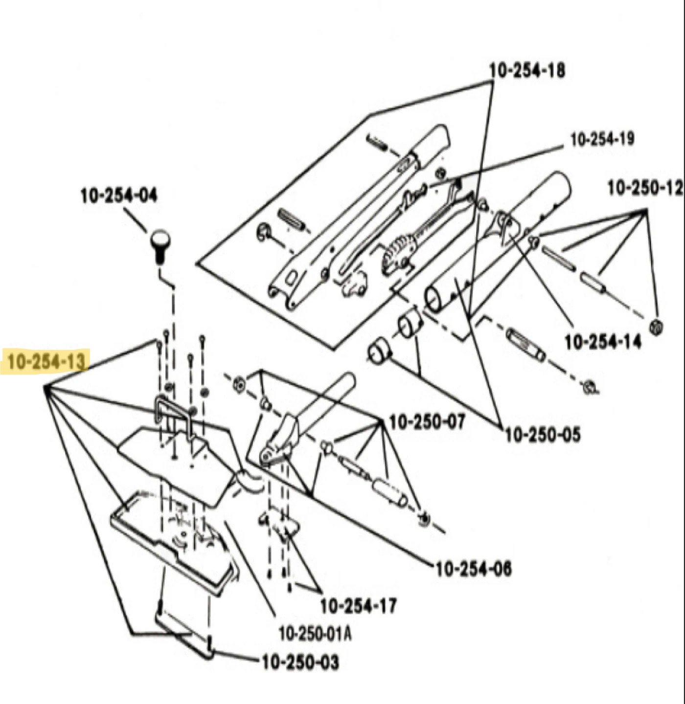 Roberts - Complete Pin Plate Assembly for 10-254 & 10-254V | FloorBox