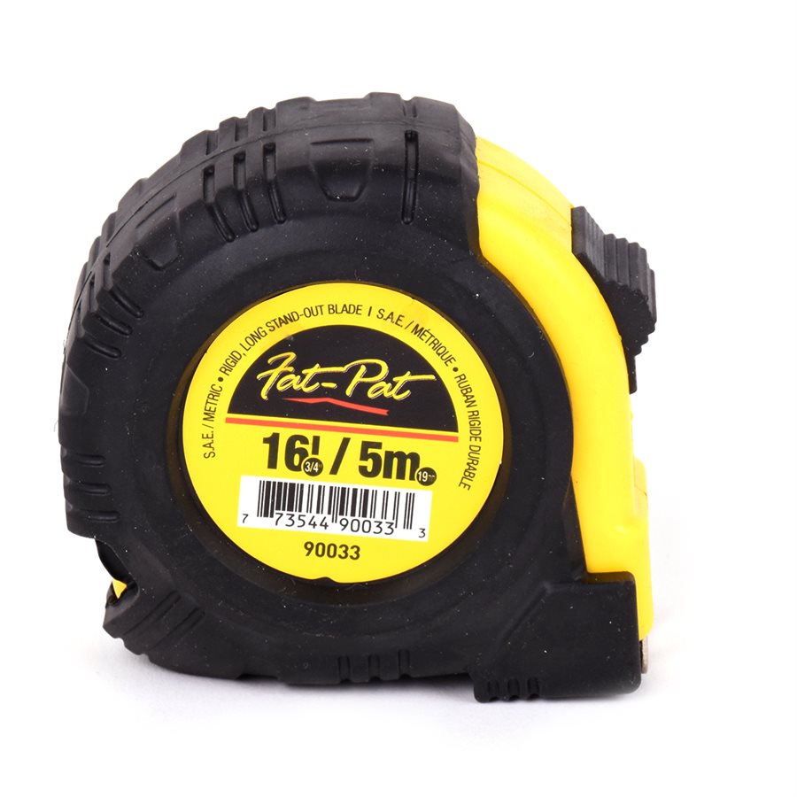 Toolway Measuring Tape Tooltech FatPat with Imperial and Metric Scale 3 4 x 16