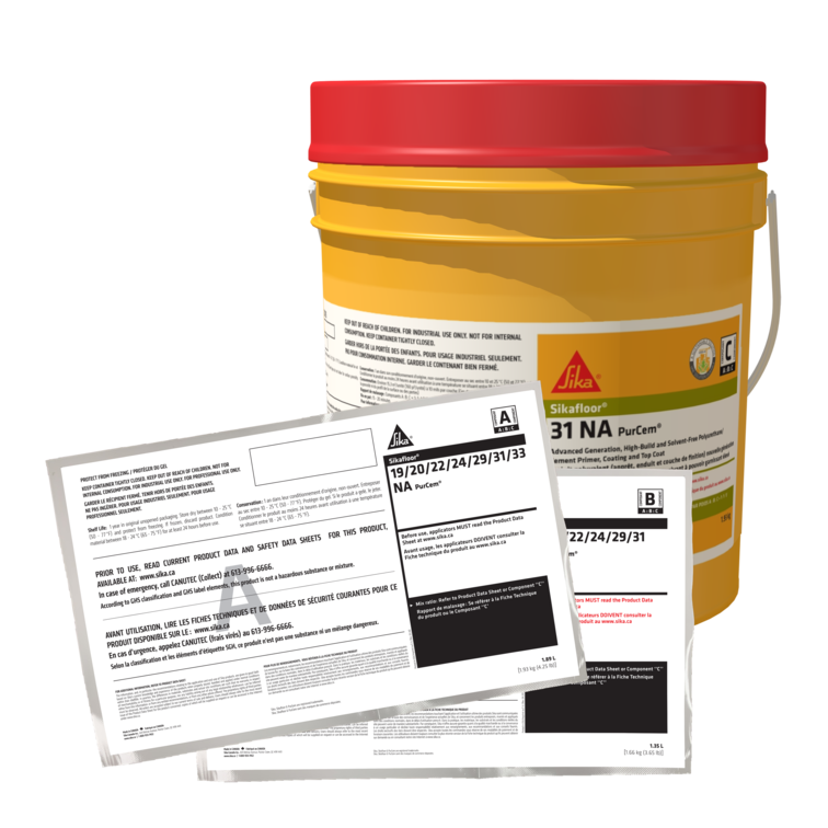 Sika - Concrete Coating Sikafloor 31NA Purcem 3 components (A+B+C ...
