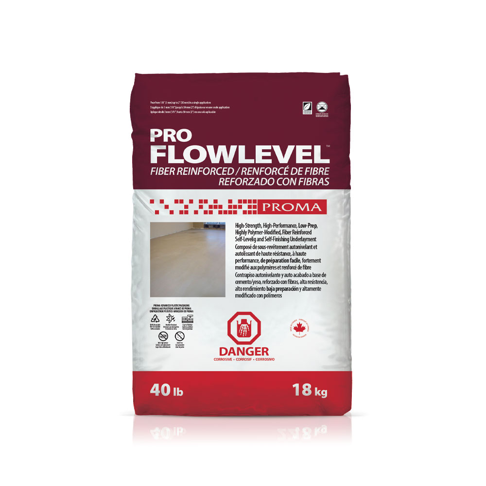 Proma - Self Leveling Underlayment Pro Flowlever 40 Fiber Reinforced 40 ...