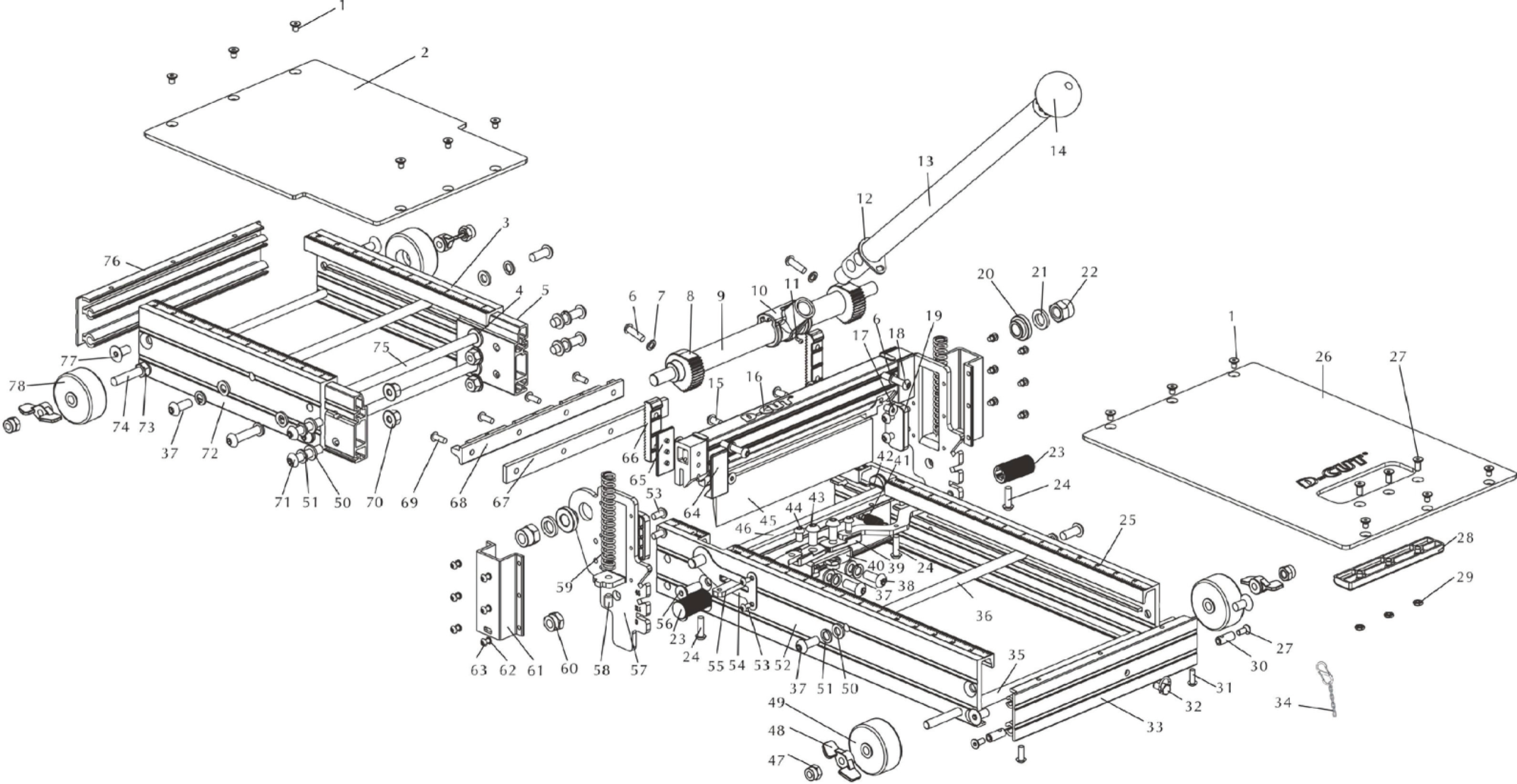 D-Cut - Jeu d'engrenage pour RC-200 (Paquet de 2) | FloorBox