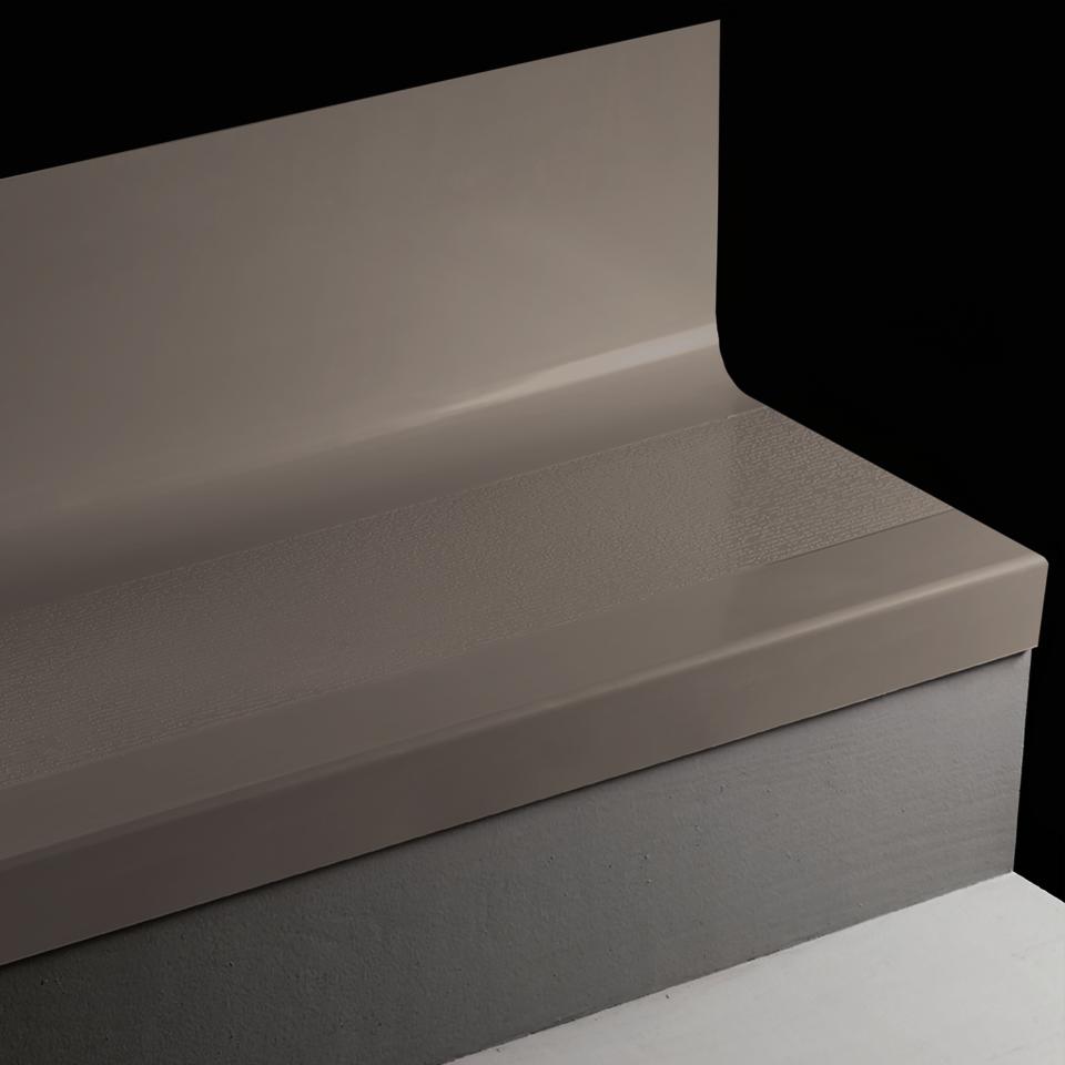 Johnsonite - Angle Fit Rubber Stair Tread with Integrated Riser ...