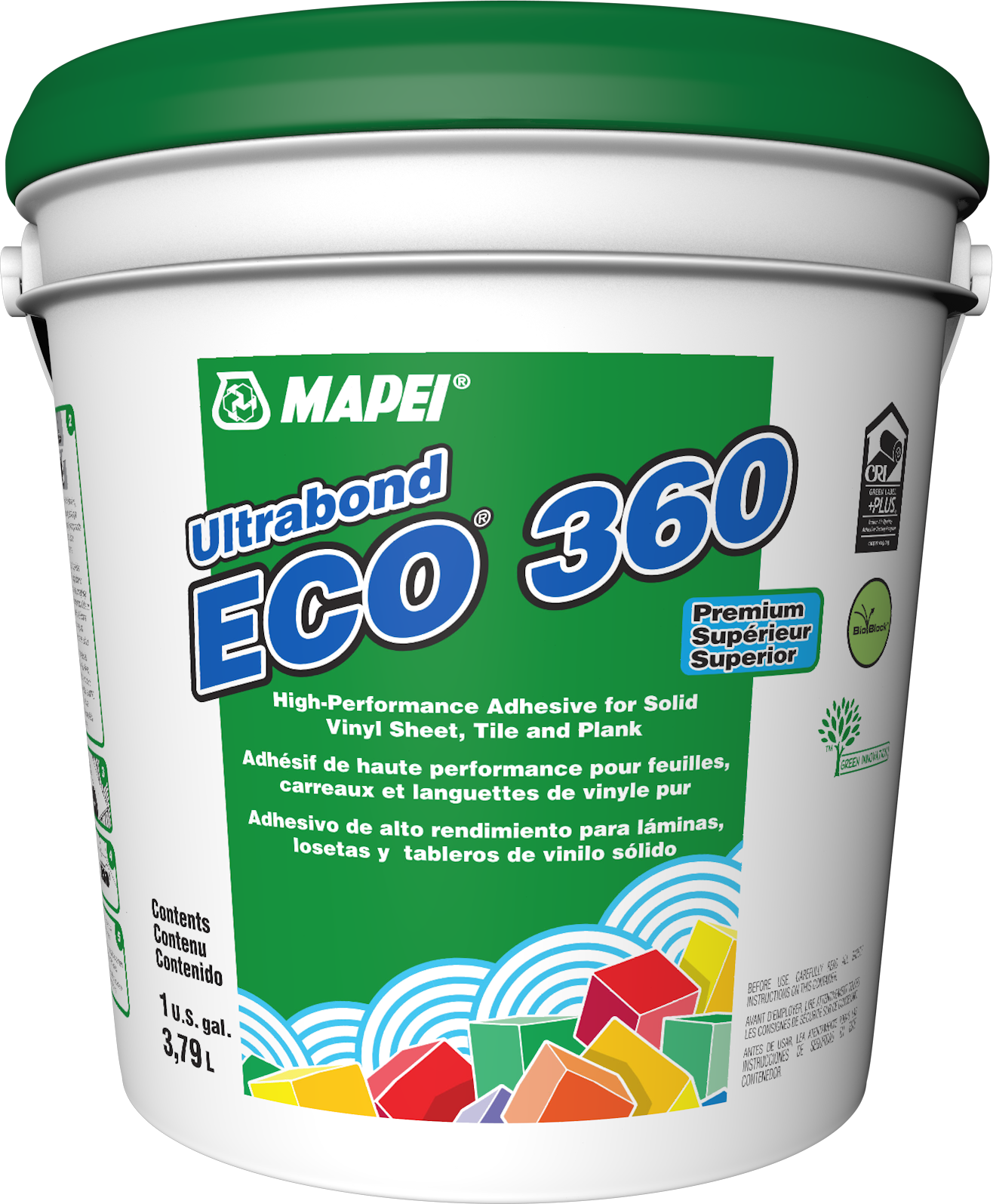 Mapei - Ultrabond ECO 360 Premium High-Performance Adhesive - 3.79 L ...