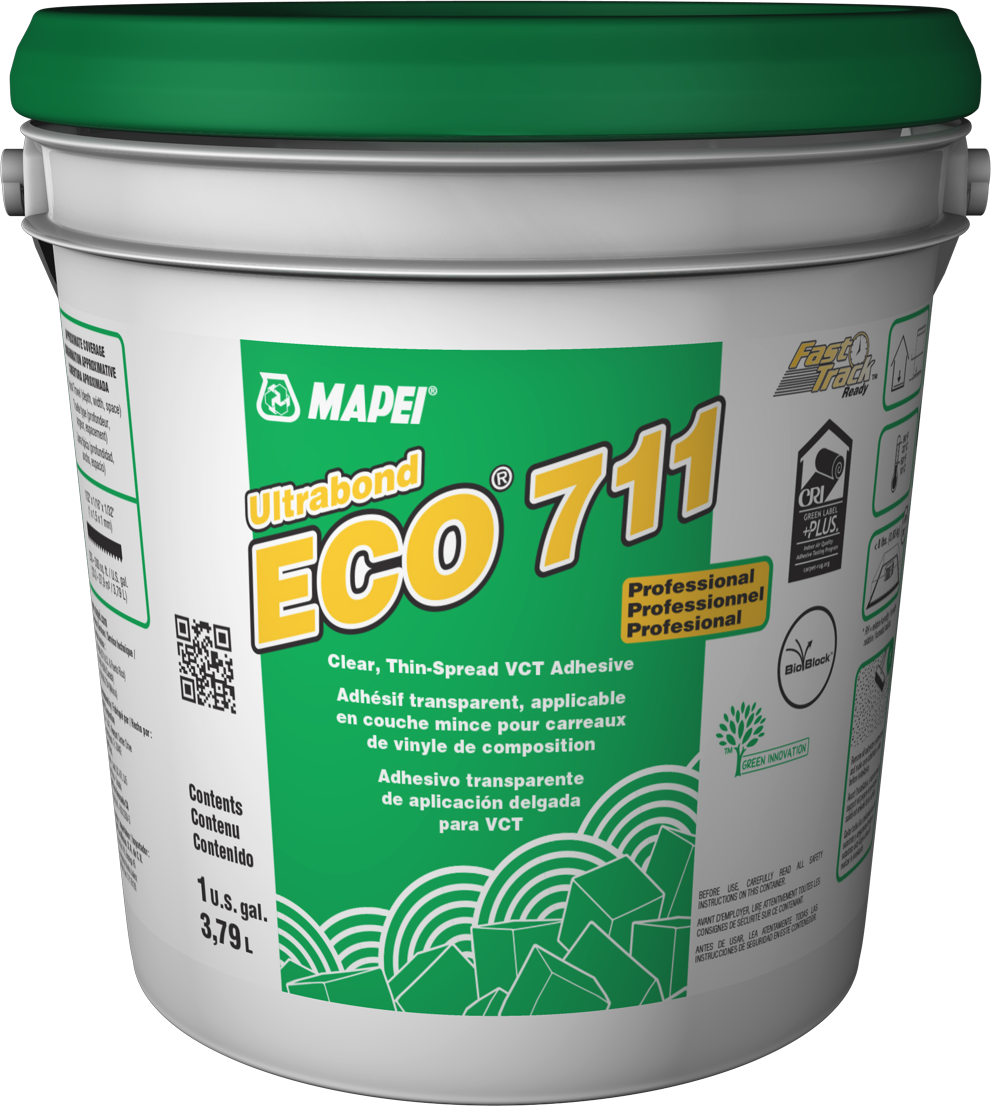 Mapei - Ultrabond ECO 711 Premium Clear Thin-Spread VCT Adhesive 3.79 L - 97154 | FloorBox