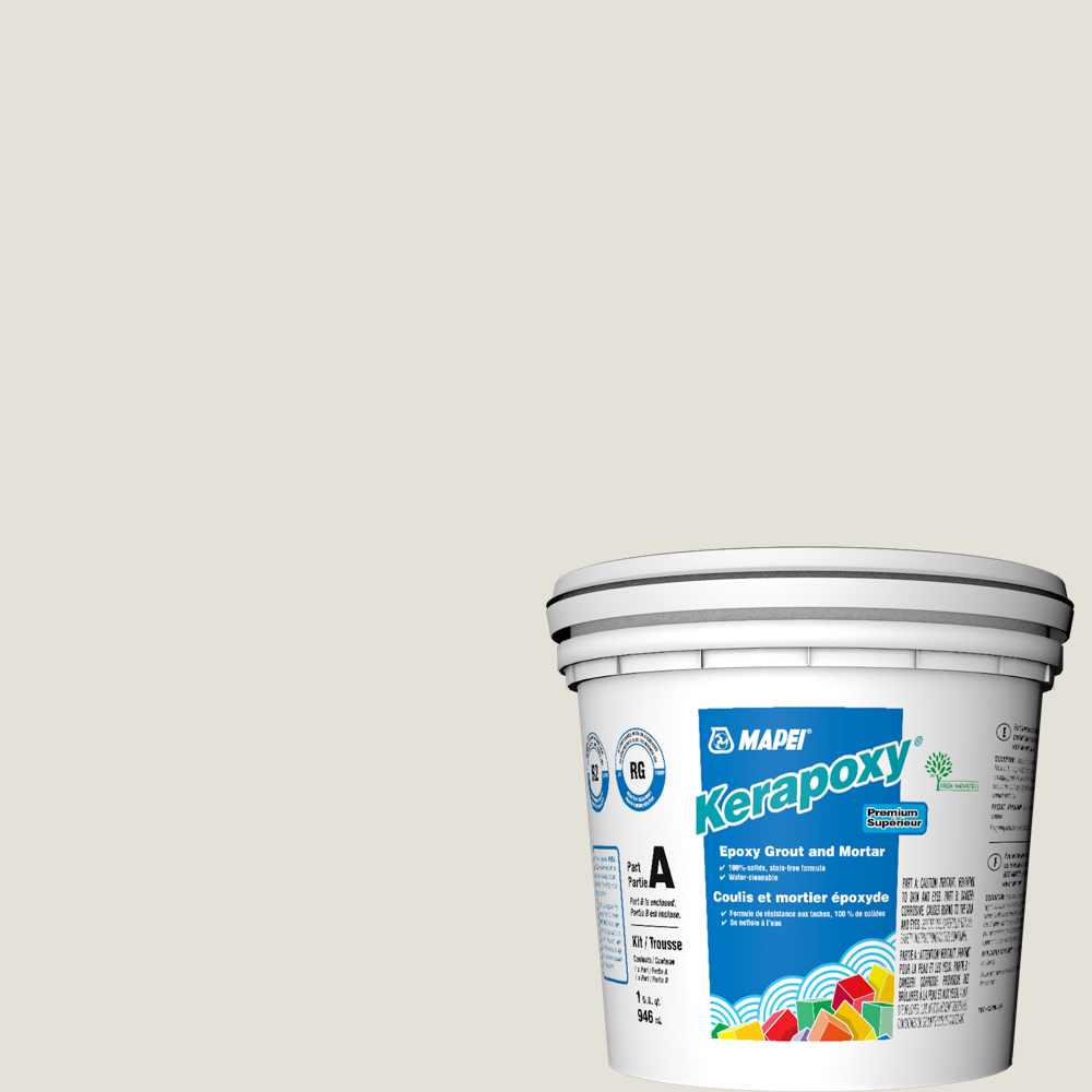 Mapei - Kerapoxy Kit Premium Epoxy Grout #5220 Eggshell 946 ml ...